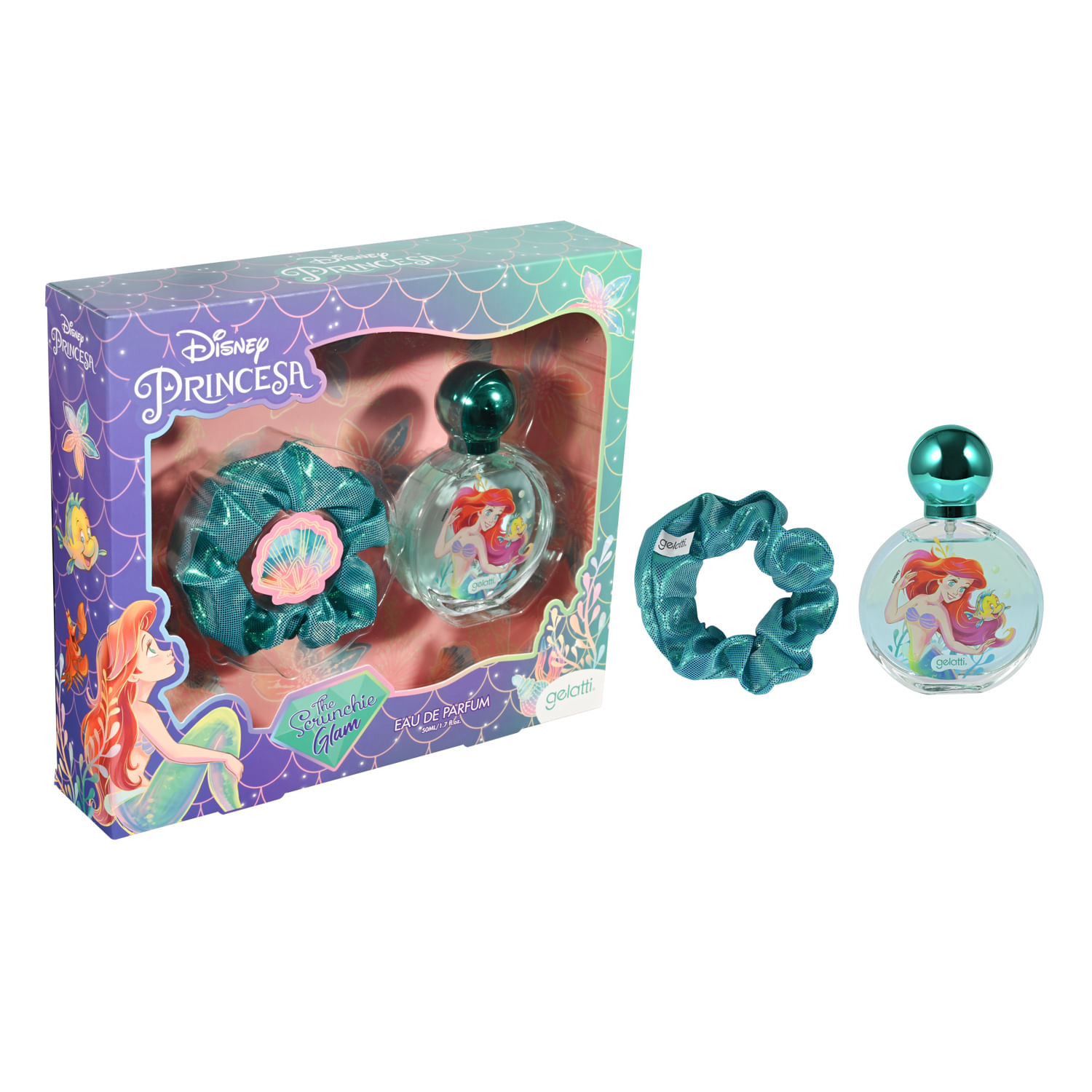 Caja 6 Unidades - Perfume Ariel Perfume 50 ml Scrunchie