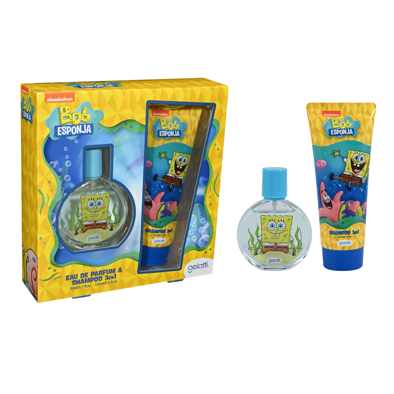 Caja 6 Unidades - Perfume Bob Esponja Perfume 50 ml Scrunchie Copy